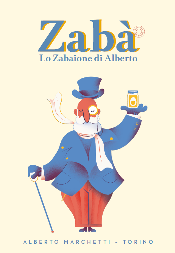 Zabà Classico Mini au Marsala, 4x40g – Sabayon artisanal dans un porte